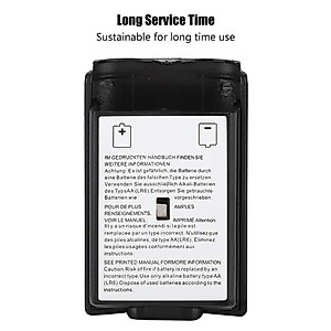 Gojiny Universal Battery Back Cover Shell Case 5 PCS AA Replacement Battery Shell Case Cover Kit for XBOX 360 Wireless Controller (Black)