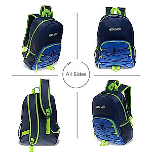 Moda West 24 Pack 17 inch Wholesale Bulk Backpack In Assorted Colors