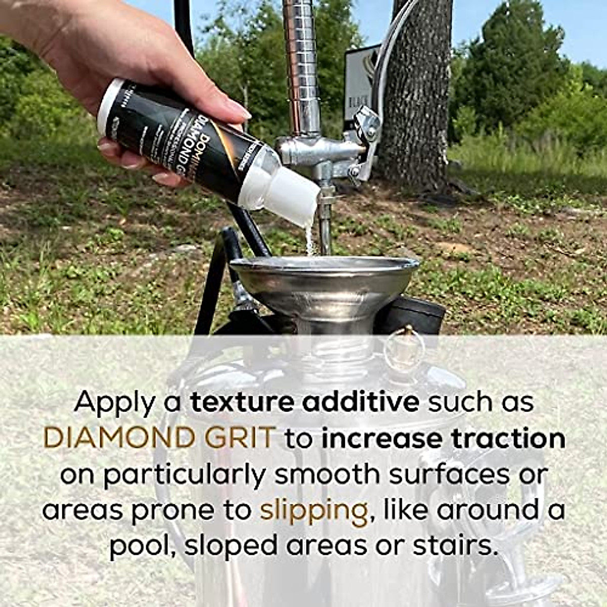 16 Ounce Diamond GRIT - Texture Additive for Film Forming Sealers and Coatings for Slip Resistance