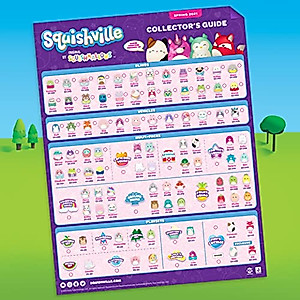 Squishville by Squishmallow Fifi’s Cottage Townhouse, 2” Blair and Fifi Soft Mini-Squishmallow and 4 Plush Furniture Accessories, Irresistibly Soft Toys, 3 Floors to Explore, Amazon Exclusive
