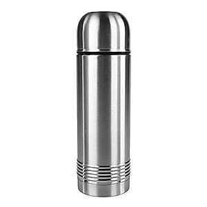 Emsa 1.0 L Vacuum Flask Senator 33.8oz. from Stainless Steel, 1,000 ml, Silver