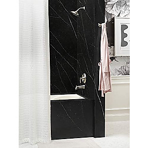 Moen 82970SRN Halle Posi-Temp Tub and Shower with Valve Included, Spot Resist Brushed Nickel