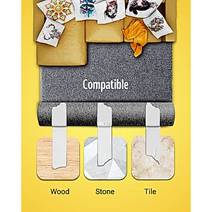 Professional Rug Tape - 2 Inch by 40 Yards (120 Feet! - 2X More!) - Double Sided Non-Slip Carpet Tape - Premium White Finish - Perfect Gripper for Holding Indoor Rugs in Place