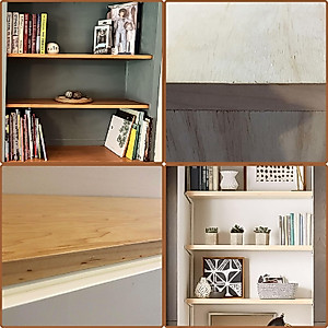 ABuff Birch Edge Banding 3/4 inch x 98ft roll of Veneer Edge Banding Pre-glued Flexible Real Wood Veneer Edging, Wood Edge Banding Wood Tape Banding for Cabinet Repair Furniture Restoration