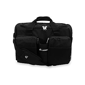 Everest Gym Bag with Wet Pocket, Black