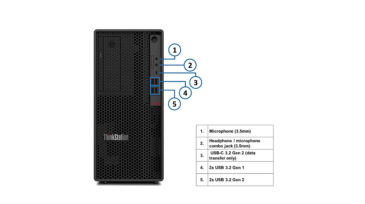 VISION COMPUTERS VCI ThinkStation P350 Workstation, Intel (8-Core) i9 ...