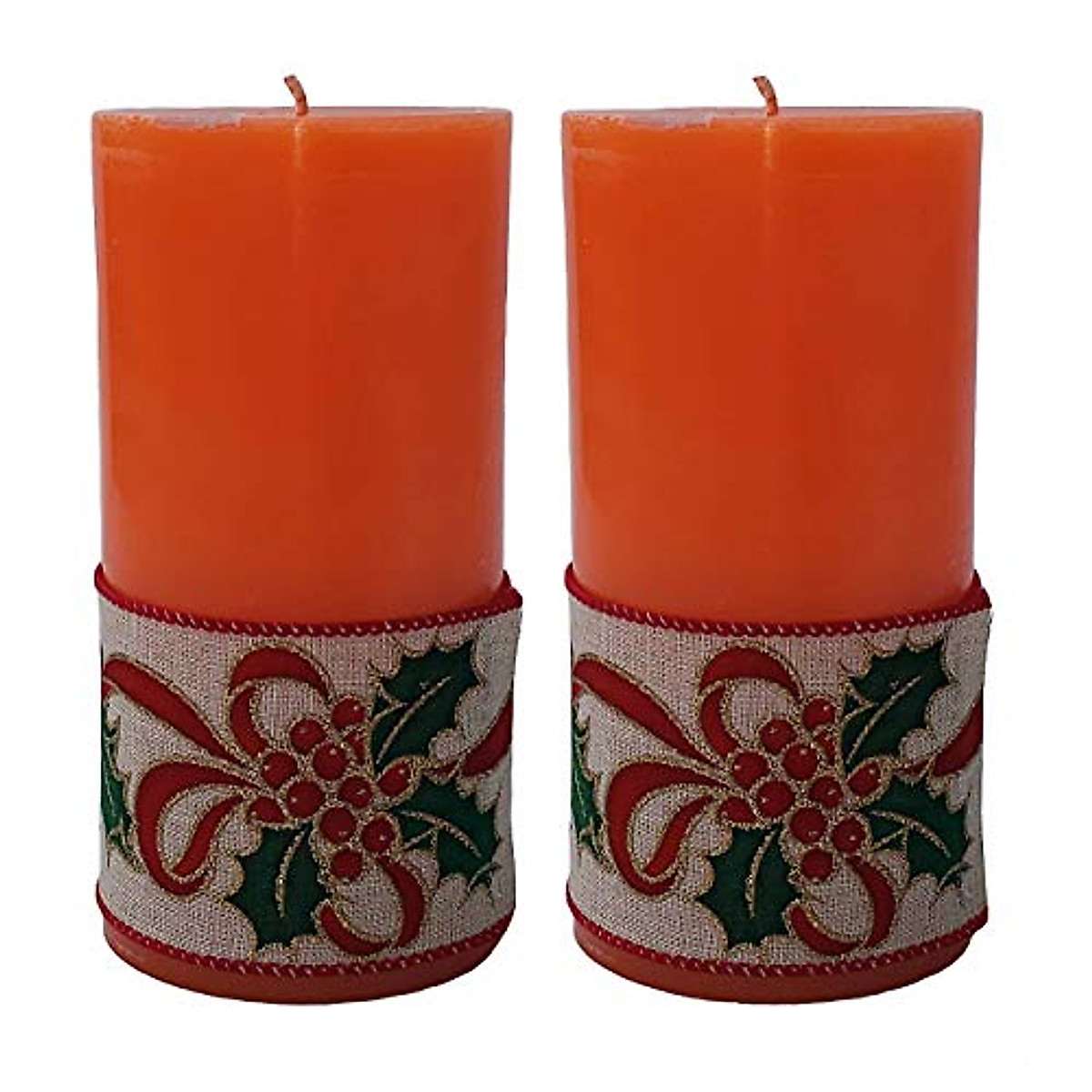 Light Baby Blue Candles Scented Unscented 3x6 Set of 2 60 Hour 20 oz each