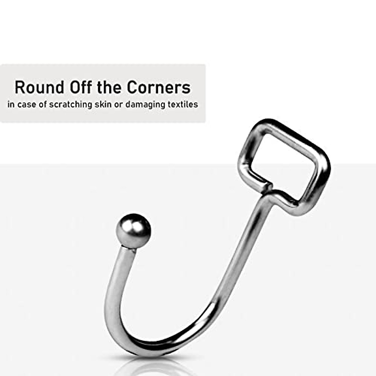 JIQGOZBAN 10 Packs Adhesive Command Hooks, Heavy Duty Wall Hook for Hanging, Waterproof Stick on Hooks for Keys Pictures Bathroom Shower Outdoor Kitchen Door Curtain Rods No Drilling 13lb(Max)