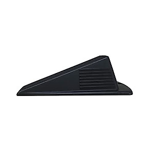 Shepherd Hardware 3762E Heavy Duty Jumbo Hard Plastic Door Wedge, 1-Pack, Black