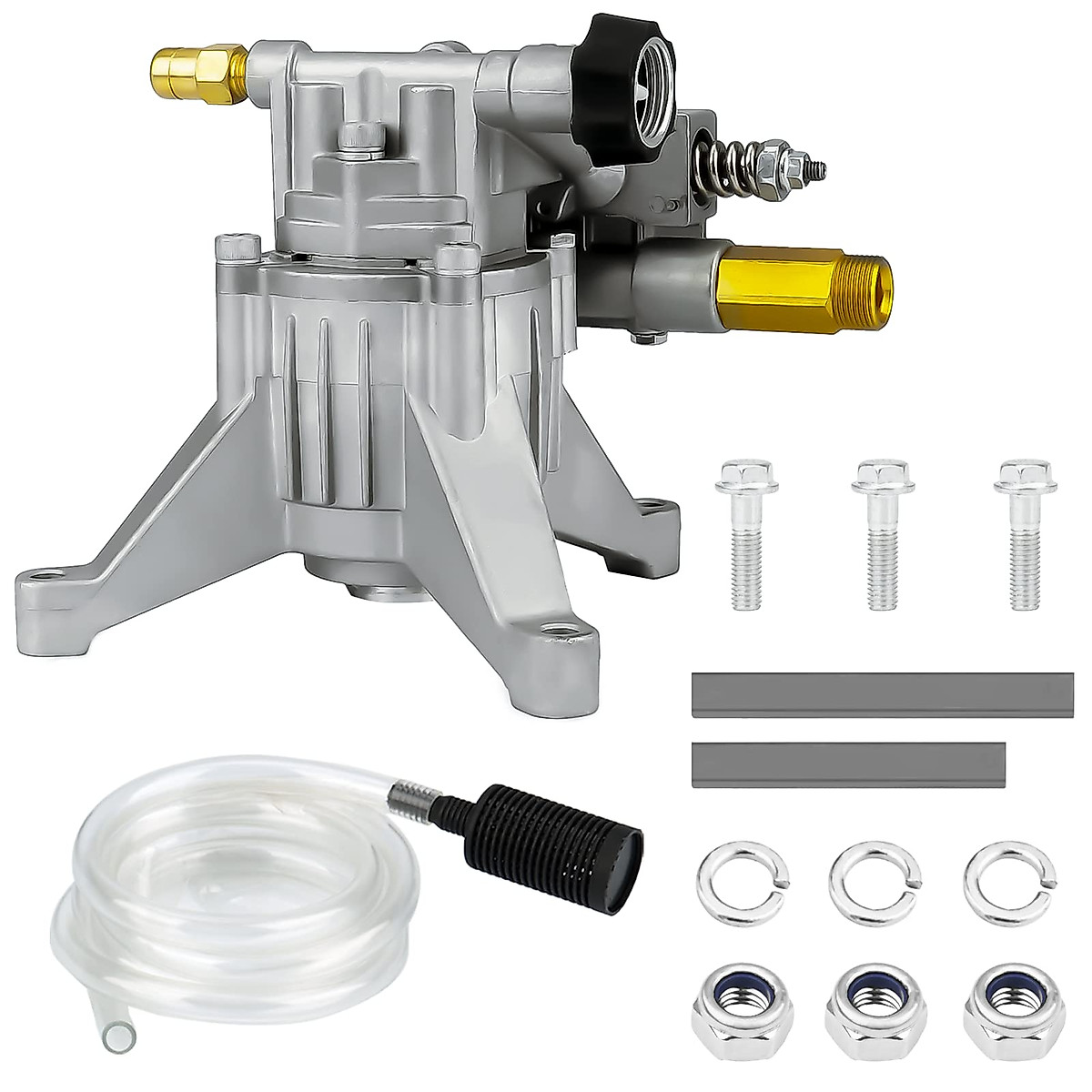 Hurotoms 7/8" Shaft Vertical Pressure Washer Pump-3000 PSI @ 2.5 GPM-Universal Pump for Most Brands of Gas Engine Power Washer Machine
