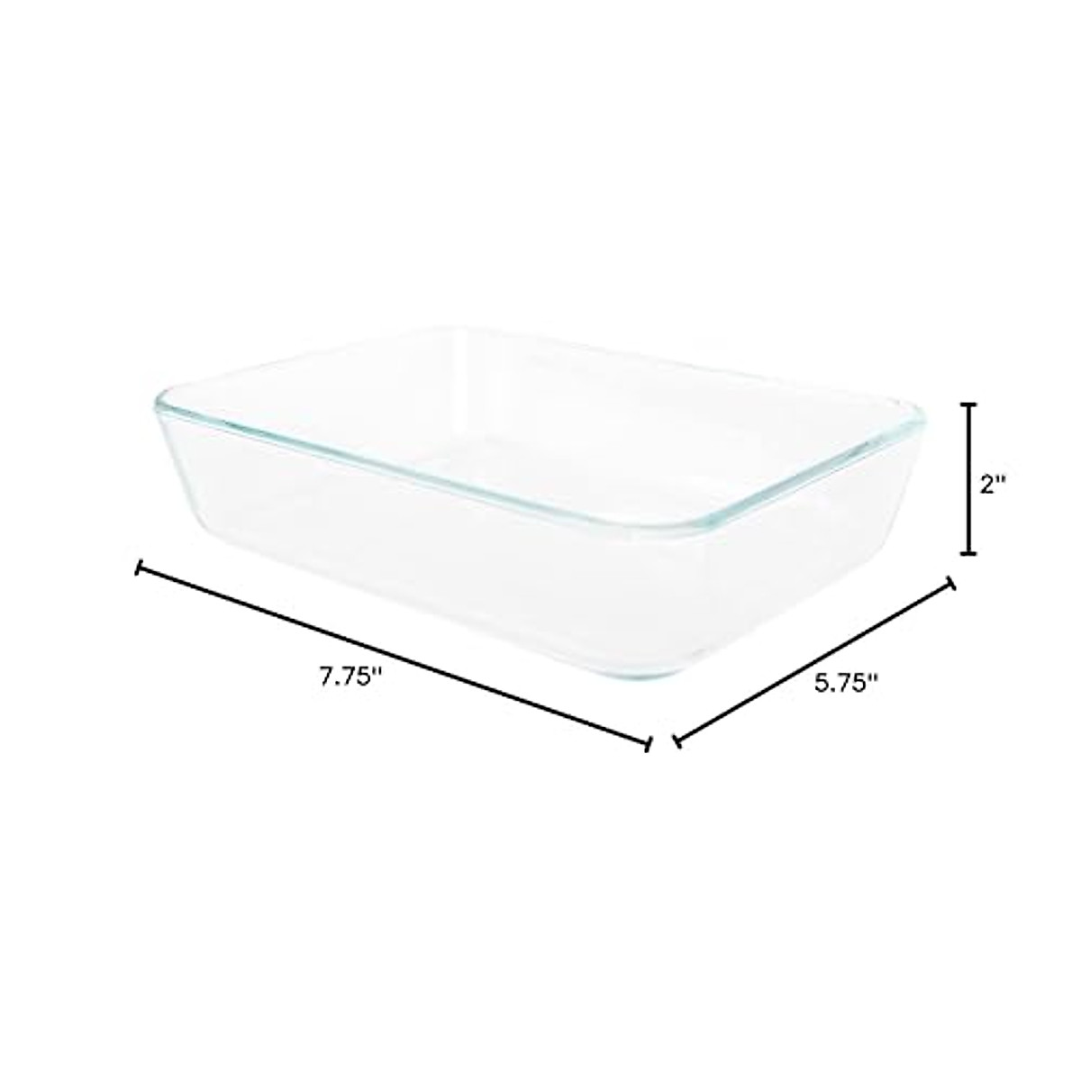 Pyrex 7210 3-Cup Glass Container with 7210-PC 3-Cup Lemon Yellow Lid Made in the USA