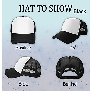 Custom Hat Design Your Own Men Women Custom Trucker Hat Your Name Logo Text or Image Black Hat Team Gift Wholesale Custom Hats for Men