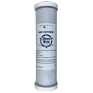 KleenWater 3 Cartridge Replacement Set compatible with Whirlpool WHERPF Reverse Osmosis (RO) Filter And Systems Requiring 2.5 X 9.75 Inch Double Open End Cartridges, Made in USA