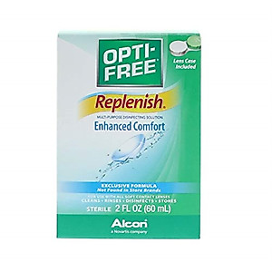 Opti-Free RepleniSH Multi Purpose Disinfecting Solution-2 Fl Oz (60 ml), Carry On Size