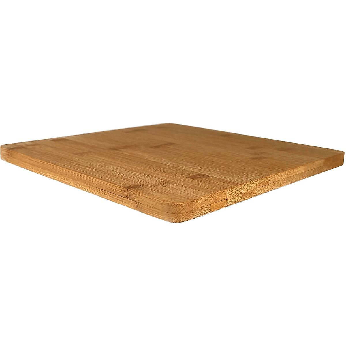 Simply Bamboo CBV112 Valencia Bamboo Cutting Board for Kitchen | Butcher Block| Chopping Board - 12" x 12" x 0.625"
