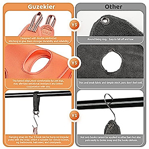 Guzekier Pet Dog Grooming Hammock Harness for Cats & Dogs, Dog Sling for Grooming, Dog Hammock Restraint Bag with Nail Clippers/Trimmer, Nail File, Pet Comb,Ear/Eye Care