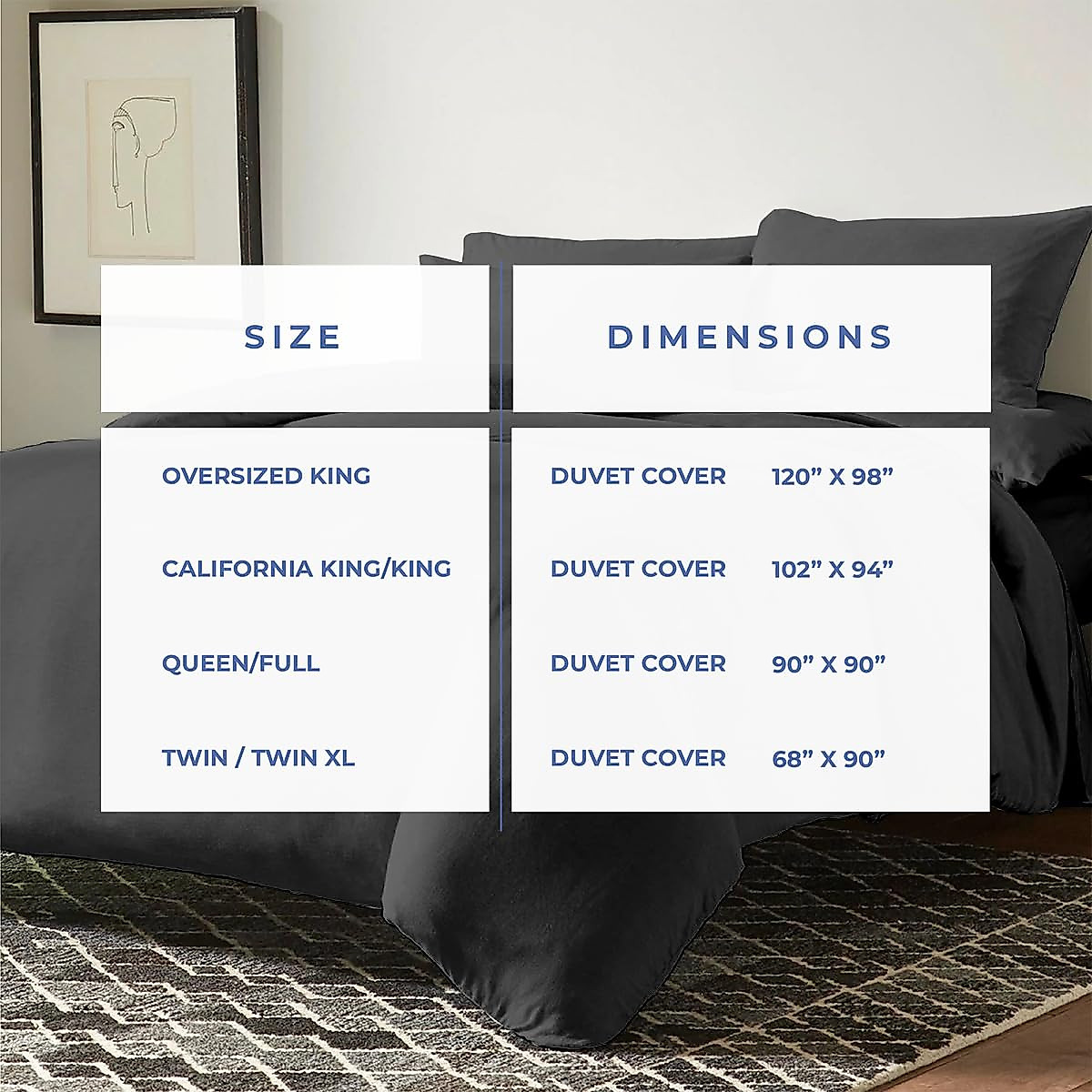 Kotton Culture 1000 Thread Count Duvet Cover 1 Piece Duvet Set 100% Egyptian Cotton Breathable All Season Comforter Cover with Zipper & Corner Ties Soft (Silver, Oversized King)