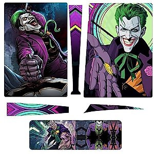 Skins Standard for PS5 Disk Edition Console and Controller Anime Wrap,Compatible with Playstation 5,Easy to Paste Style M