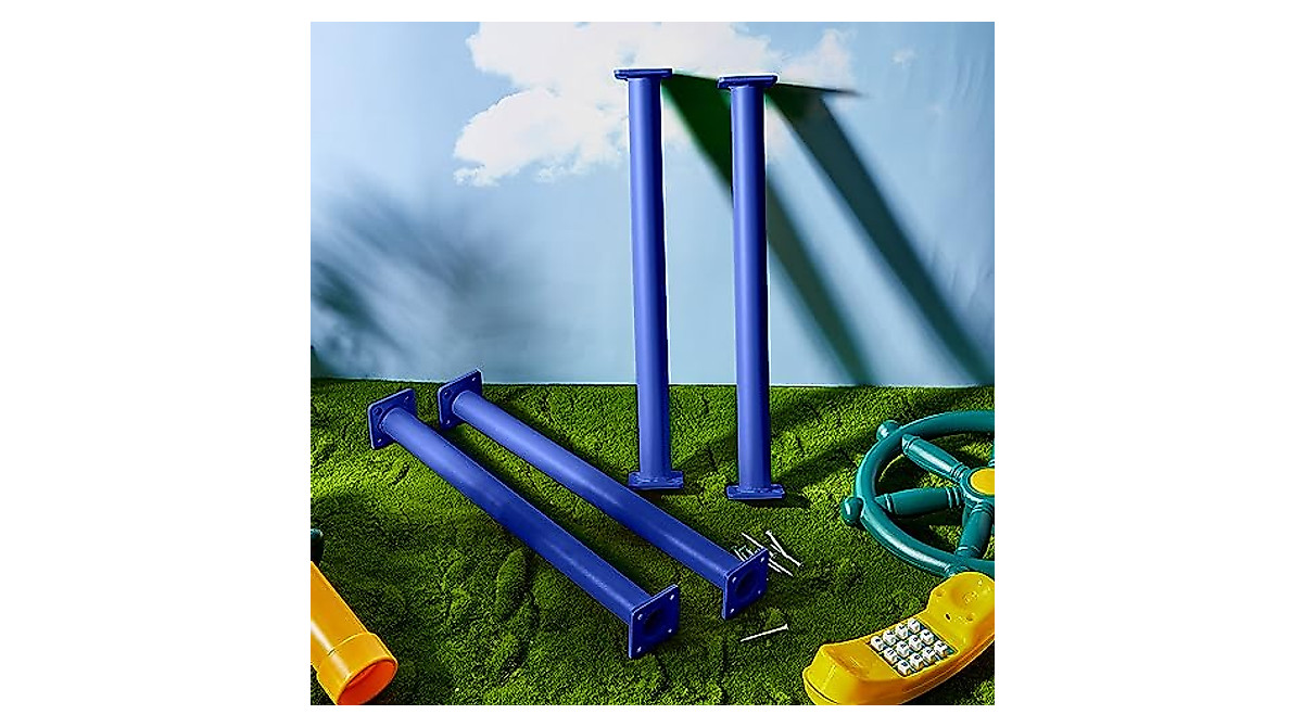 Set of 6 Monkey Bars for Backyard Playground Fun