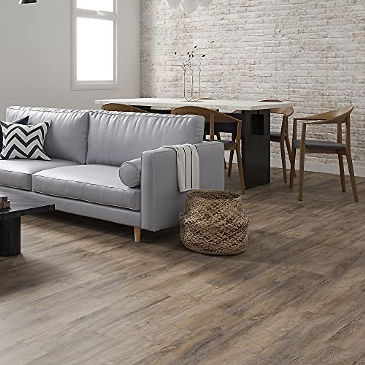 Selkirk PVC Vinyl Flooring Planks LVT Tiles Glue Down 6 Colors SK71007 Sample