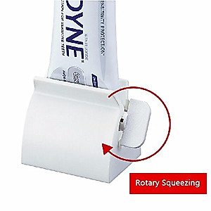 GGGarden BX-924 Anya ABS Creative Bathroom Toothpaste Tube Squeezer Multifunction Tube Dispenser - Purplish Red