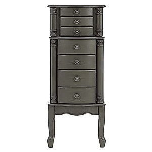 Powell Company Grey Wash Jewelry Powell Viola Armoire