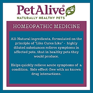 PetAlive Muscle and Joint Support-M - Natural Homeopathic Formula for Joint Pain and Stiffness in Pets - Supports Joint Health and Movement in Dogs and Cats - 59 mL