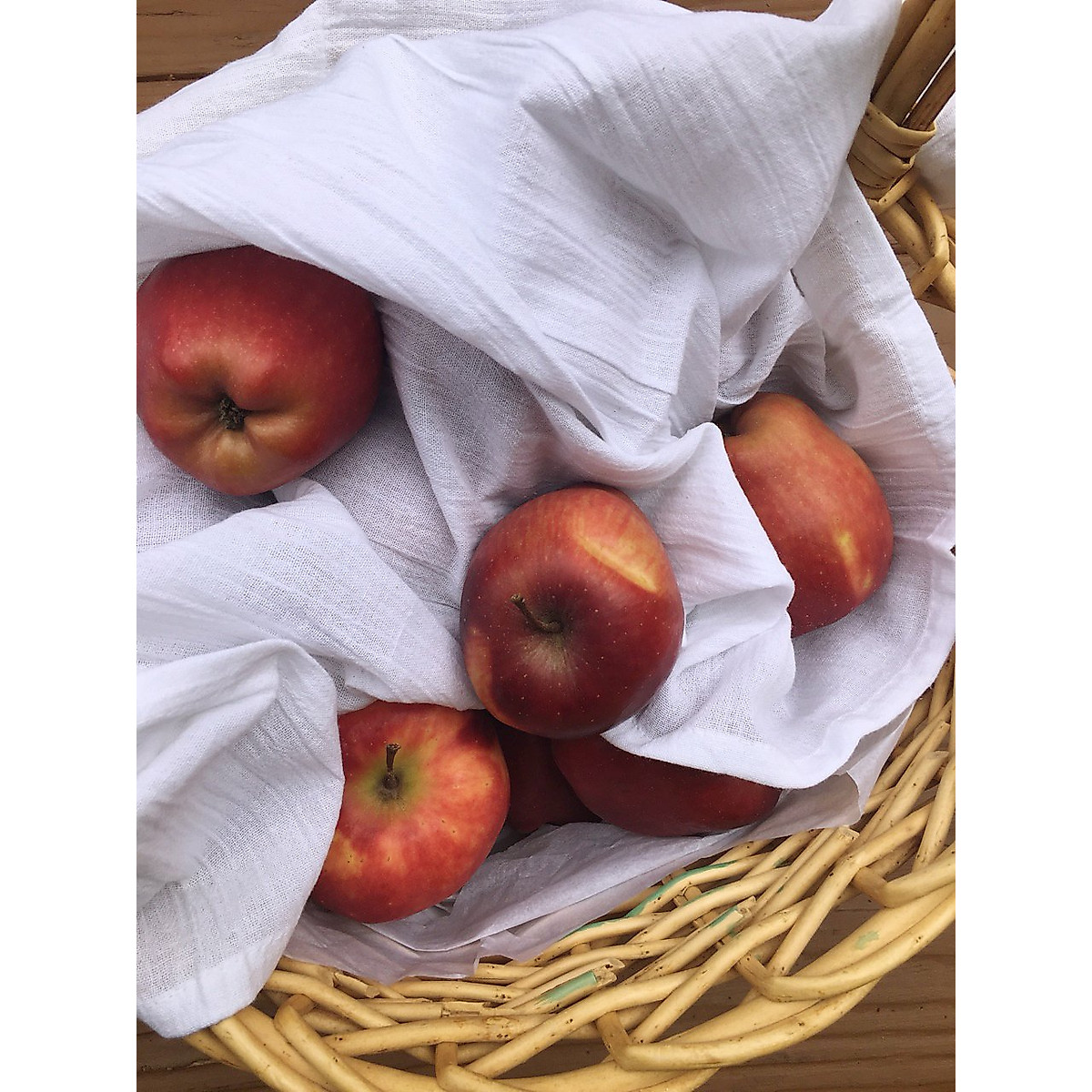 Excellent Deals Flour Sack [White, 24 Pack] 100% Cotton Kitchen Towels, 28"x28" Cloth Napkin, Dish Cloth, Bar Towels, Tea Towels, Bread Wrapper.