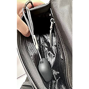 AirPods Pro 2 Case [Front LED Visible][Compatible with Magsafe and Wireless Charging] Shock Proof Protective Cover for Apple AirPods Pro 2nd Generation Case 2022 Released (Case Black+ Lanyard Gray)