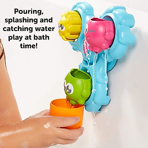 Toomies Tomy Spin & Splash Octopals Toddler Bath Toy You Pour and They Spin & Splash