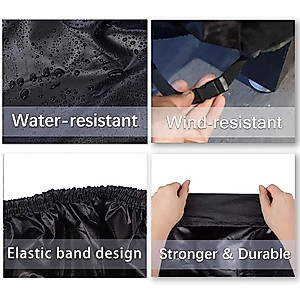 Foosball Table Cover Soccer Table Cover Protection Waterproof Outdoor/Indoor UV Resistant-63x45x19 inches (LxWxH)