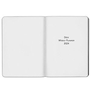 Harbor Desk Weekly Planner 2024 - Metallic Rose Gold - 8x5.5"