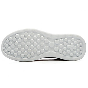 inupon Womens Slip On Knit Sneaker No Tie Sock Walking Shoes Casual Work Shoes (9, Black)