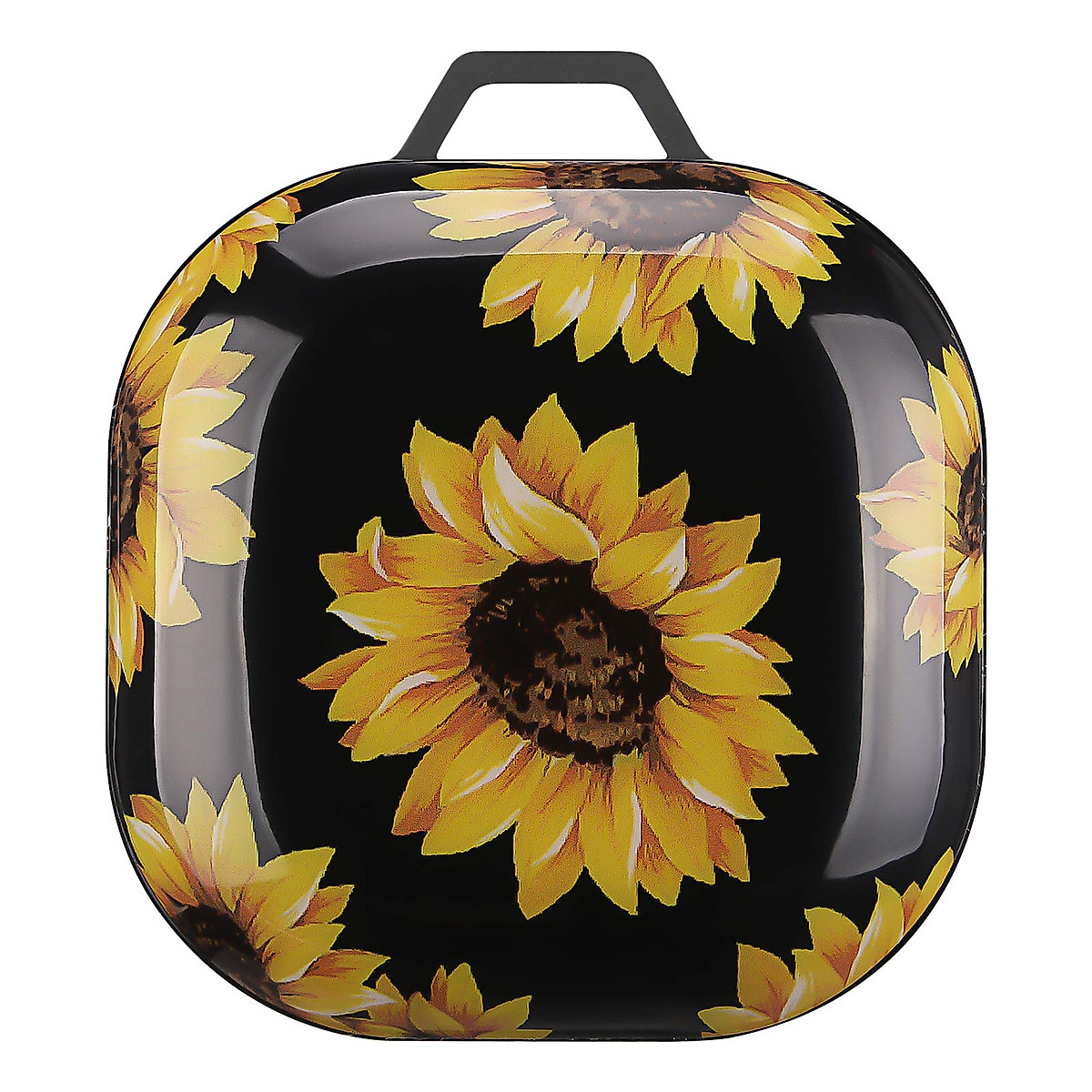 GOLINK Floral Full Body Protection Hard PC Cover with Printing Designs Compatible with Samsung Galaxy Buds Live(2020 Release)/Buds Pro (2021 Release) Charging Case-Sunflower