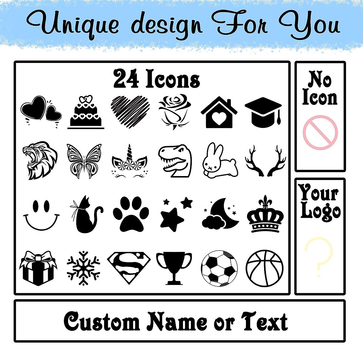 Yananka Personalized Water Bottles with Straw Lid 26 12 oz Custom Stainless Steel Water Bottle Customized with Engraved Name Text Logo for Women Men