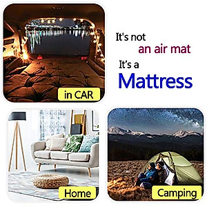 UILB Self Inflating Camping Mattress 2.7 Inches Thickness Automatic Car Mattress Double Oversize Bed Travel，Camping，SUV，MPV Home Guest (2021 Upgrade)