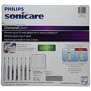 Philips Sonicare HX6066/70 DiamondClean Standard Brush Heads, 6-Pack
