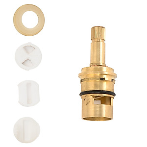 DANCO Hot Stem for Aquasource and Glacier Bay Faucets, 3S-10H, Brass, 1-Pack (04998E)