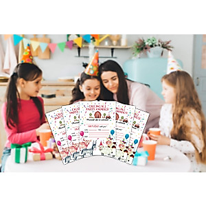 Birthday Party Invitation Cards for Kids, Party Invites, Party Celebration for Teens, Farmhouse Farm Animal Calling All Party Animals Cards, Party Supplies, Personalized 20 Cards With Envelopes-c001