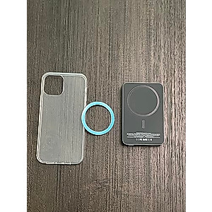 PowerStash Fast Charging Magnetic Power Bank Wireless Charging Type C Quick Charge Support and Lightning Cable Compatible port, LED Display Ultra Slim High Capacity Aluminum Body 5000mAh