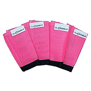 Shoofly Horse Leggins, Patented Loose Fitting Boots, Reduce Stomping, Stress & Fatigue, Breathable Plastic Mesh (Pink/Mini)