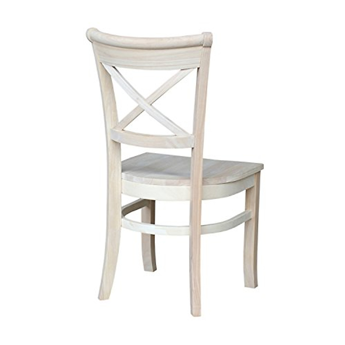 International Concepts Charlotte X-Back Chairs, Brown