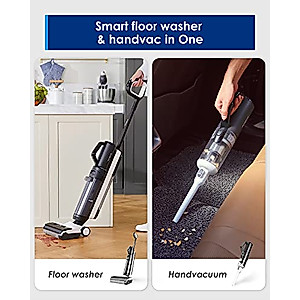Tineco Smart Wet Dry Vacuum Cleaners, Floor Cleaner Mop 2-in-1 Cordless Vacuum for Multi-Surface & Tineco Floor Cleaning Solution