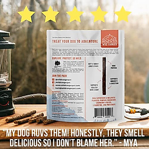 WILD NATURE All Natural Jerky Dog Treats | Duck, Chicken, and Beef Jerky Dog Treats Made in The USA | High Protein, Grain Free Superfood for Dogs | Perfect Training Treats for All Sized Dogs