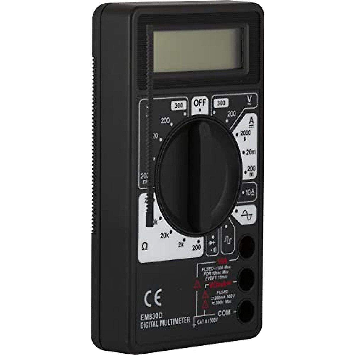 Power Gear 50953 17-Range 6-Function Digital Multimeter Multimeters & Testers, Black