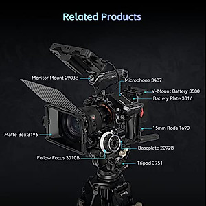 SmallRig A7 IV Cage with Top Handle, Clamp for HDMI Cable and Side Handgrip, Advanced Kit for Sony Alpha 7R V/Alpha 7 IV/Alpha 7S III - 3710