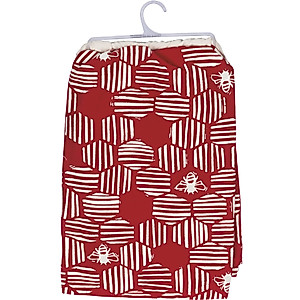 Primitives by Kathy Christmas Kitchen Dish Towel Set, Bee Merry, Small