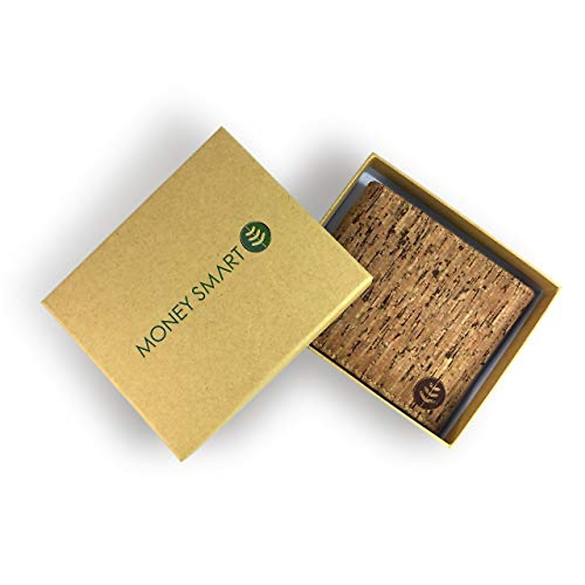Vegan Wallet Made of Eco Friendly Cork, A Special & Unique Gift for Men, Extra Capacity For Notes, Credit Cards & IDs, Slim Cruelty Free RFID Blocking Wallet, Includes a Beautiful Recyclable Gift Box