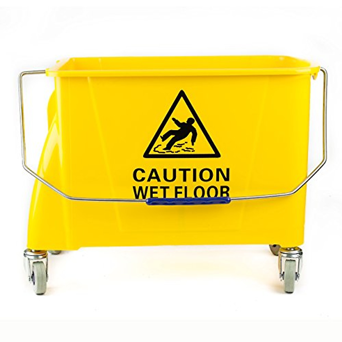 RK Safety RKMB24-Y Commercial Side Press Wringer for Mop Bucket 24 qt / 6 gal (Yellow)