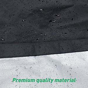 Grill Cover for Ninja Og701 Woodfire Grills with Stand - Heavy Duty 420D Oxford Fabric, Waterproof and Fade Resistant BBQ Cover, 33.1" x 24" x 43.3", Black - Cover Only